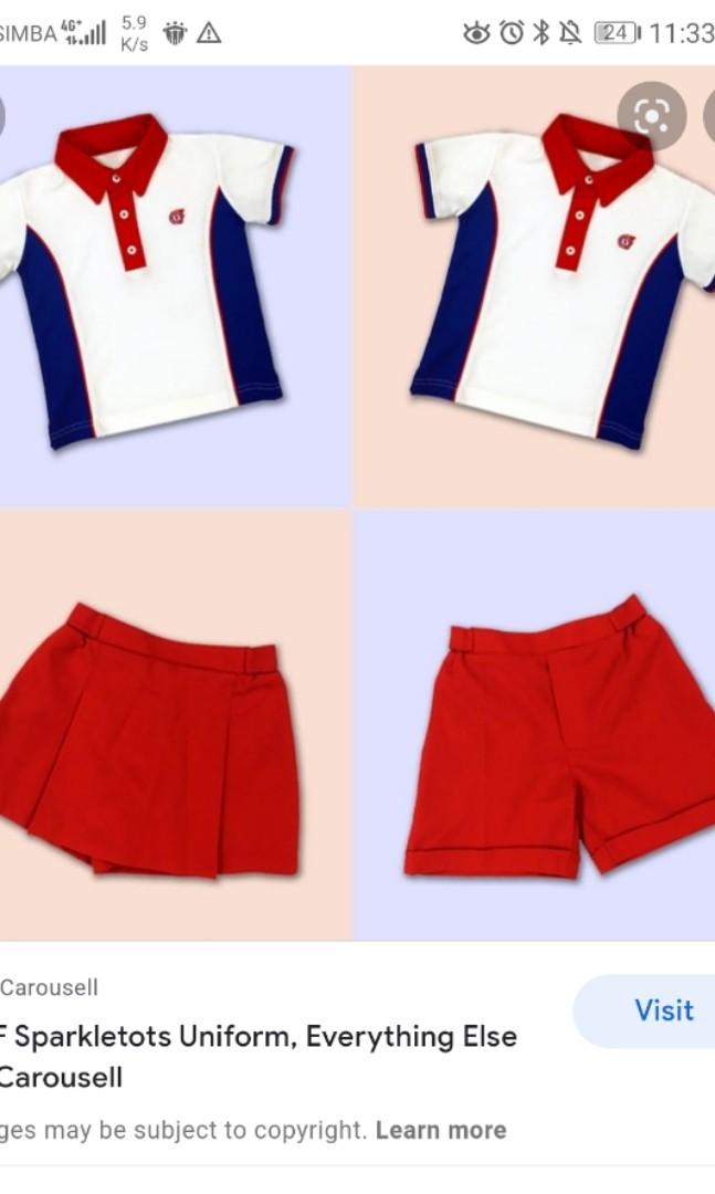 Sparkle Tots Uniform PCF, Babies & Kids, Babies & Kids Fashion on Carousell