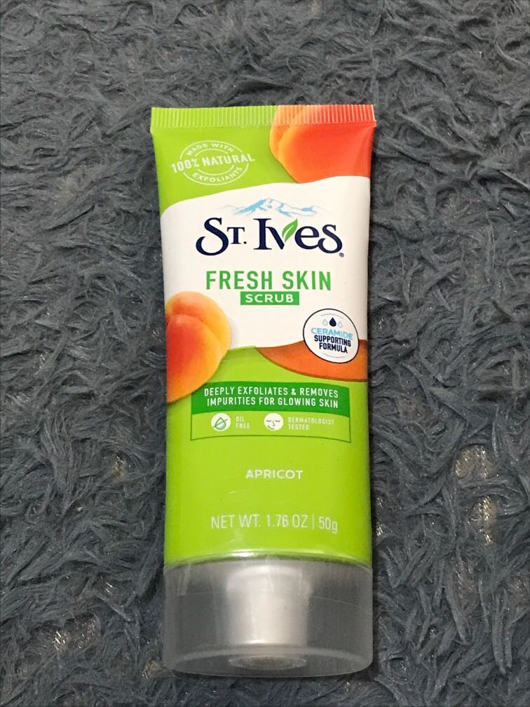 St. Ives Fresh Skin Apricot Scrub, Beauty & Personal Care, Face, Face ...