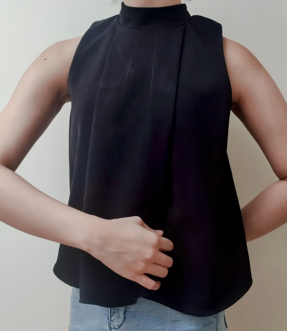 STRUCTURED FORMAL TOP, Women's Fashion, Tops, Blouses on Carousell