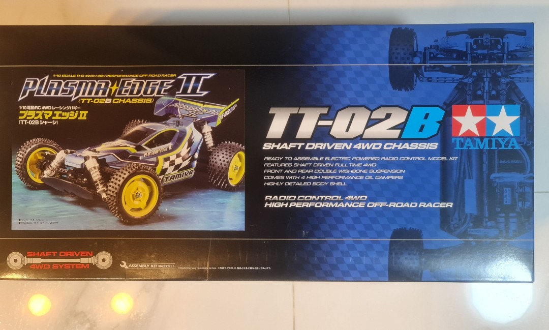 Tamiya 1/10 TT-02B Plasma Edge II RC Car, Hobbies & Toys, Toys & Games on Carousell