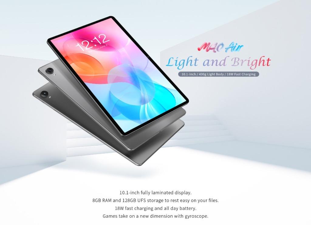 Teclast M40 Air (Model TLA001) (8GB RAM + 128GB ROM) Brighter FHD ...