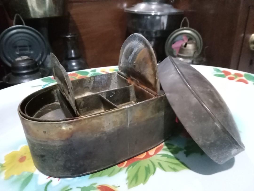 Tempat kinangan lawas wadah sirih jadul koleksi langka dekorasi vintage pajangan retro classic ...