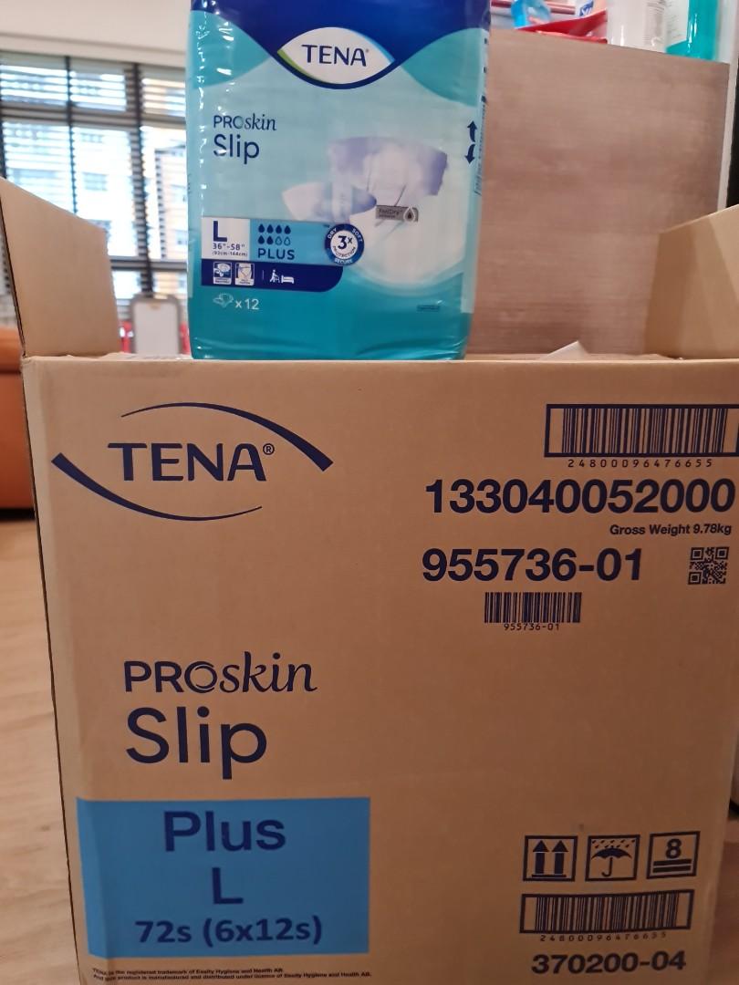 Tena Proskin Slip Plus L Size Adult Diapers, Health & Nutrition, Medical Supplies & Tools on ...