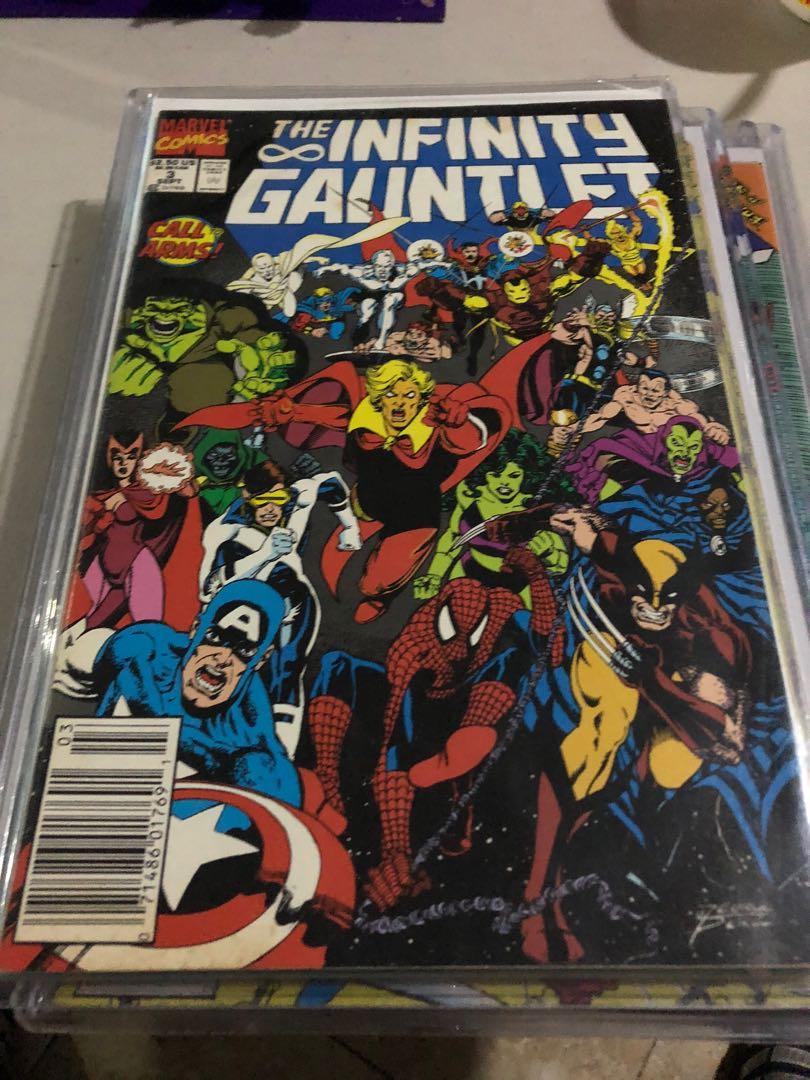 The infinity gauntlet #3 Comics Newsstand edition, Hobbies & Toys ...