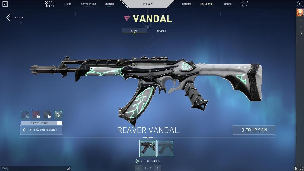 Valorant account with reaver vandal and phantom skin, Video Gaming ...