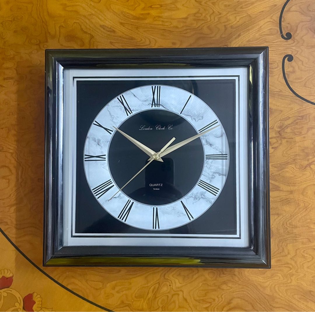 Vintage " London Clock Co., " Wall Quartz Clock Made in Taiwan Japan ...