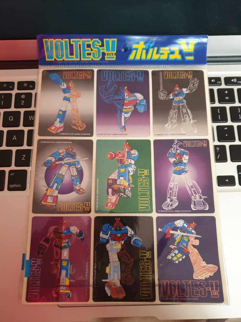 4 sets Voltes V sticker 1999 licensed by TOEI, Telesuccess, Hobbies ...