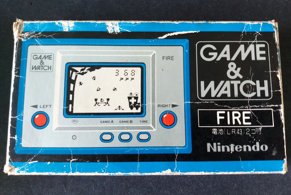 (W Plaza shop 225) 80s Nintendo Game & Watch Fire 沖天大火災 遊戲機, 電子遊戲 ...