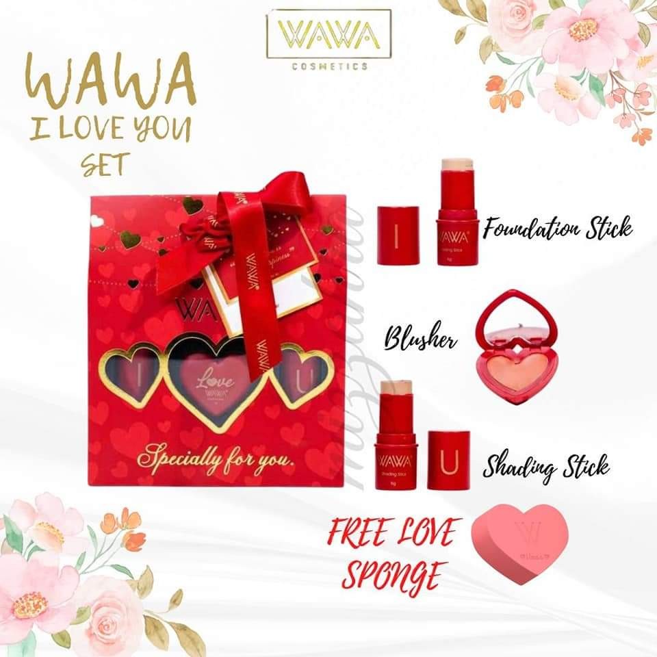 WAWA I LOVE YOU SET, Beauty & Personal Care, Face, Makeup on Carousell