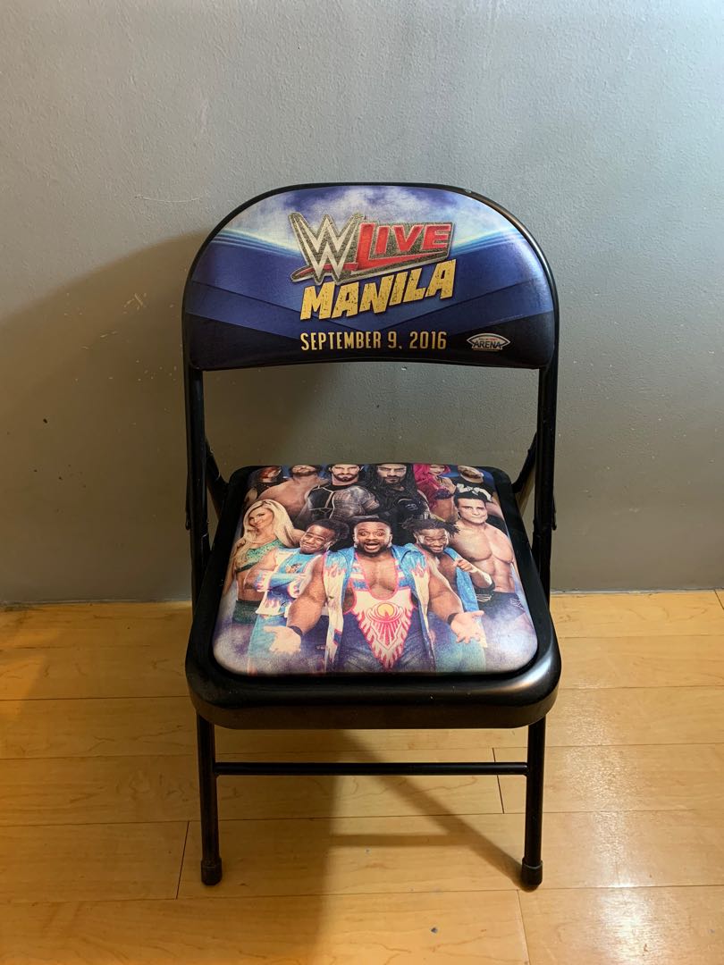 WWE live in manila event chair, Hobbies & Toys, Memorabilia ...