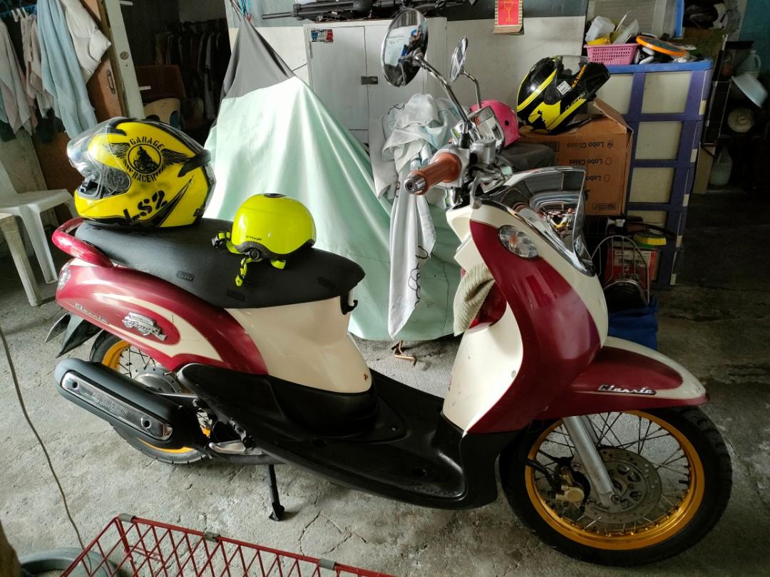 Yamaha classic fino, Motorbikes, Motorbikes for Sale on Carousell