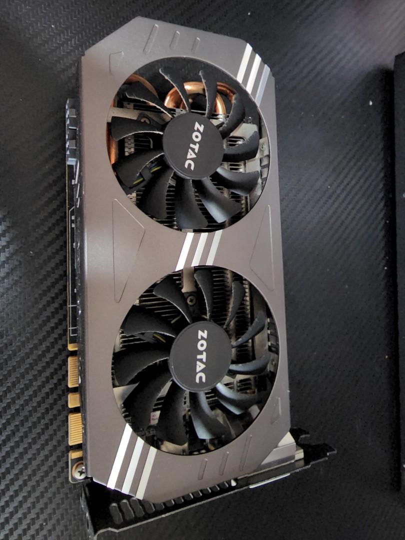 Zotac gtx 970 dual fan 4GB gpu, Computers & Tech, Parts & Accessories ...