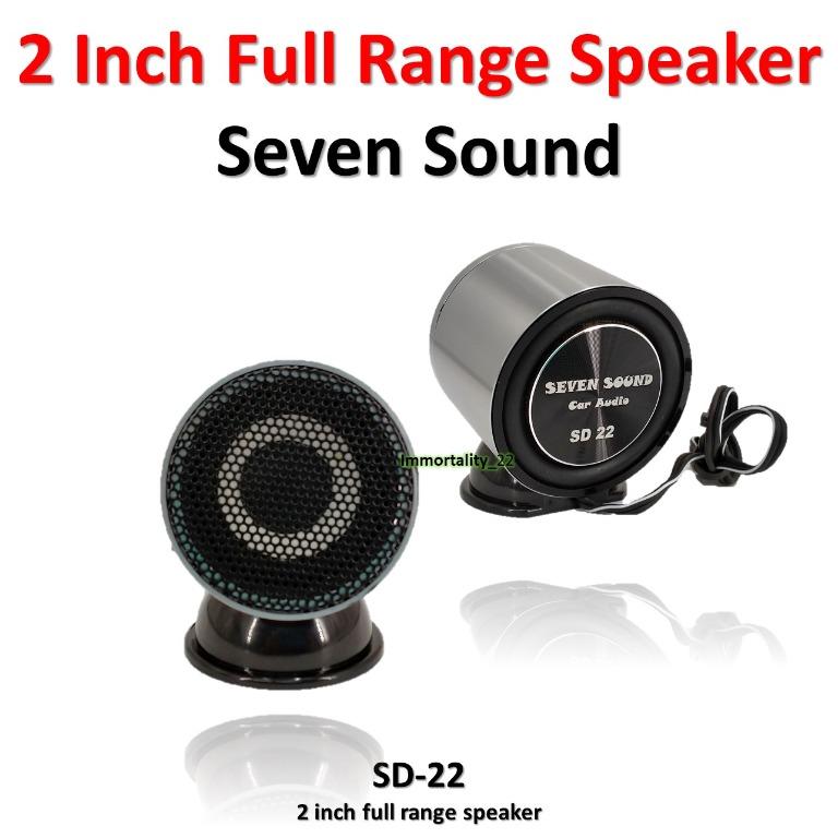 2 Inch Full Range Speaker, Seven Sound, Auto Accessories on Carousell