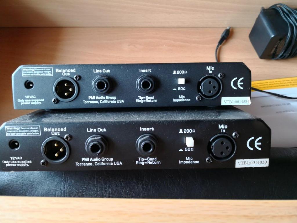 2x Studio Projects VTB1 Microphone/Instrument Preamplifiers (PAIR ...