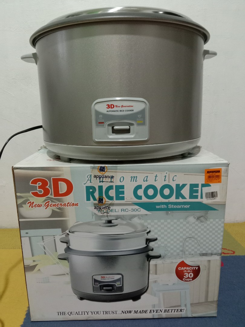 3D New Generation Automatic Rice Cooker with Steamer, TV & Home ...