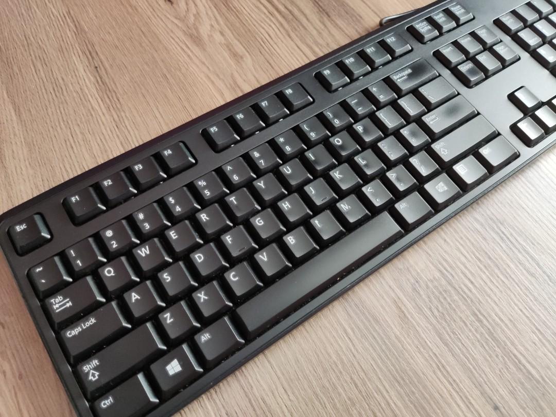 Dell KB212 KB212-B Wired Slim Keyboard Quiet Key, Computers & Tech ...