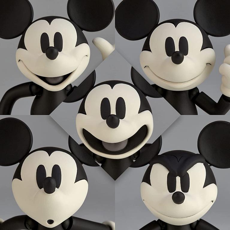 全新 日版 Mickey Mouse 米奇老鼠 1936 Monotone Ver 105MM Movie Revo 山口式 ...