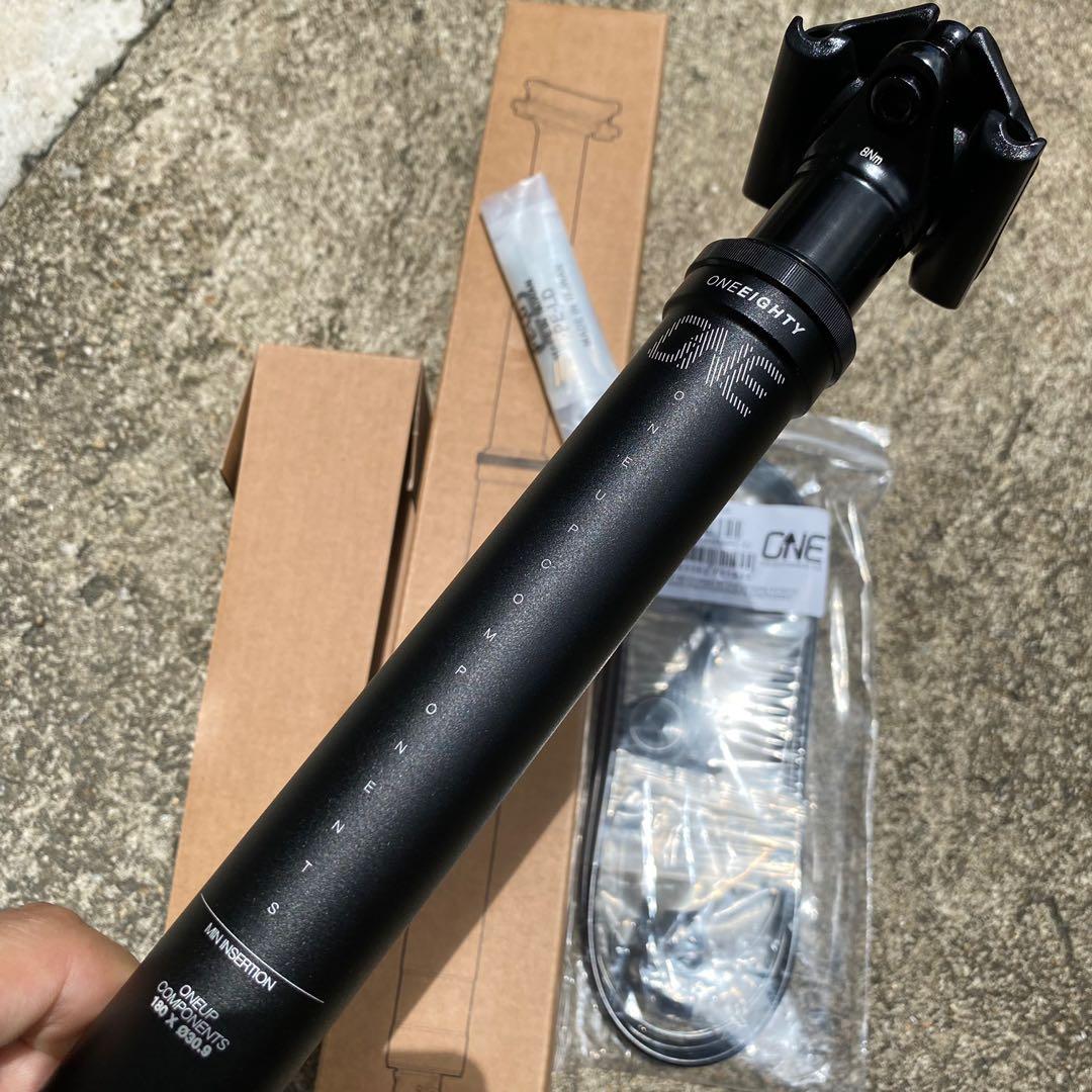 全新 New OneUp Dropper Seatpost V2 with Lever, 180mm travel, 30.9, 運動產品, 單車及配件, 單車 - Carousell