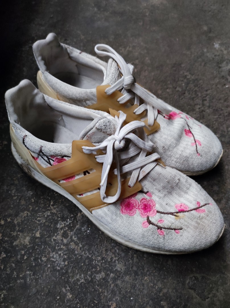Adidas Ultra Boost Cherry Blossom, Women's Fashion, Footwear, Sneakers ...