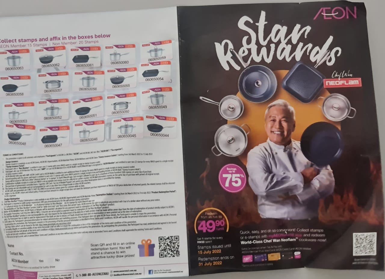 Aeon Member 2 Full Sticker (Redemption period extended by Aeon ...