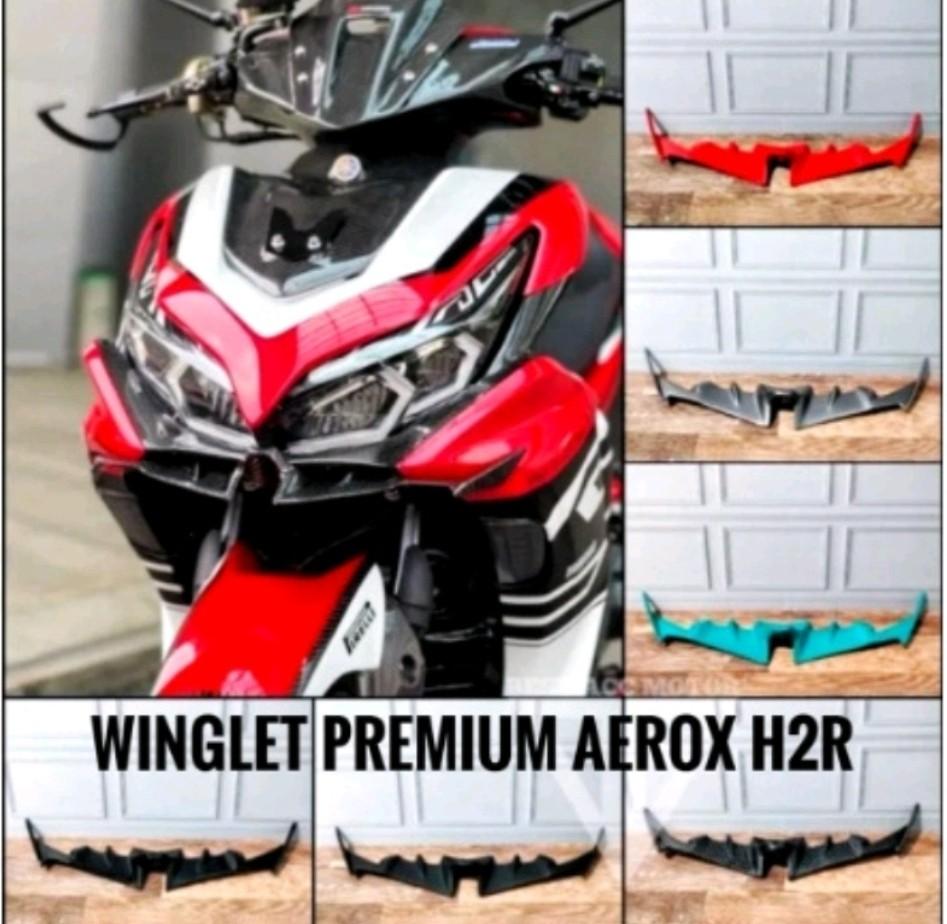 Aerox V2 Winglet Black, Car Accessories, Accessories on Carousell