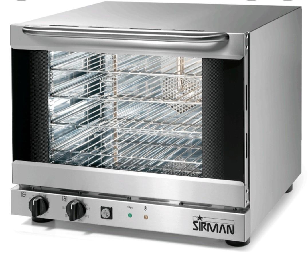 ALISEO Sirman 2/3 electric convection combi oven c/w 6 baking trays, TV ...