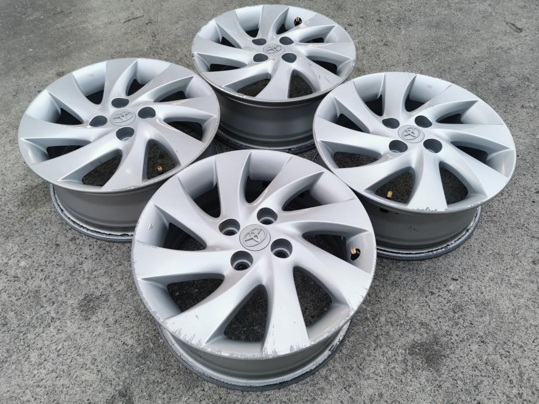 Alza Myvi Axia Vios Viva Ori Toyota Sport Rim 15 Inch 4H Pcd100 6JJ ...