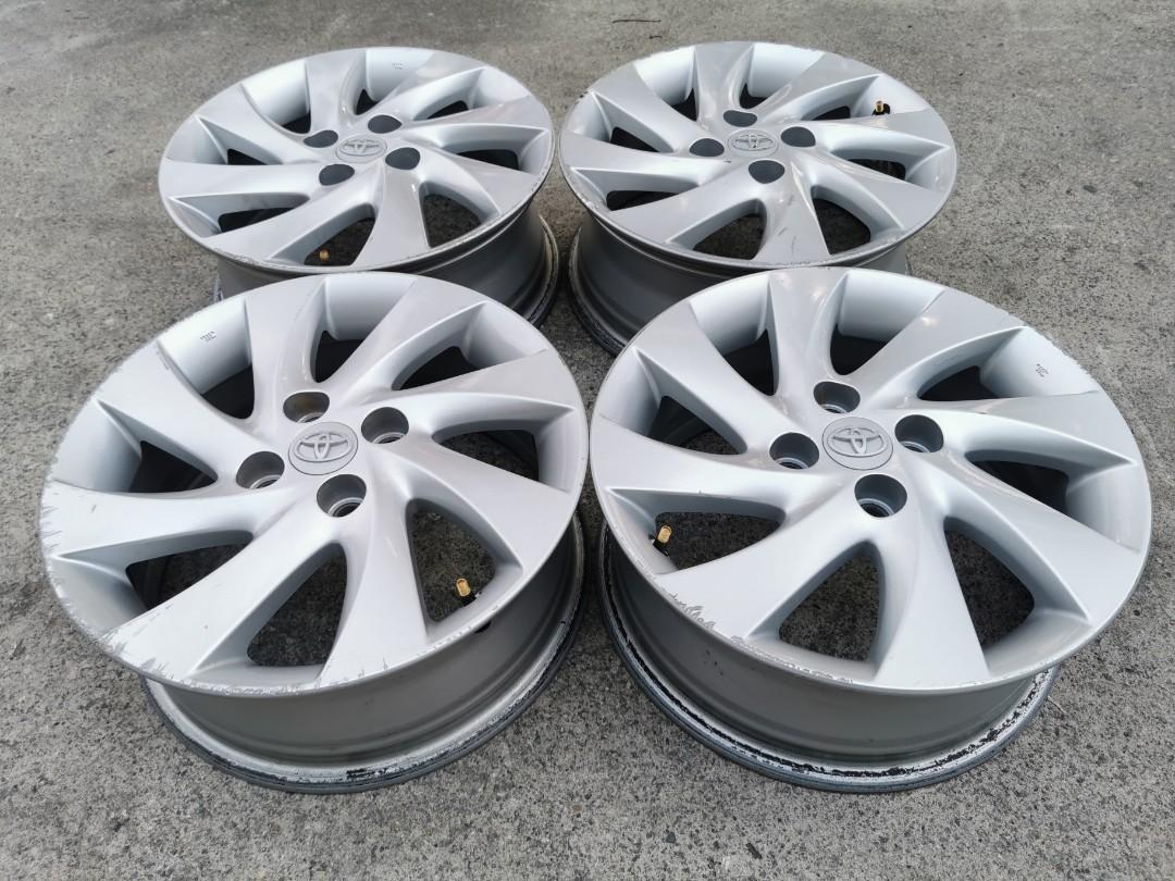 Alza Myvi Axia Vios Viva Ori Toyota Sport Rim 15 Inch 4H Pcd100 6JJ ...