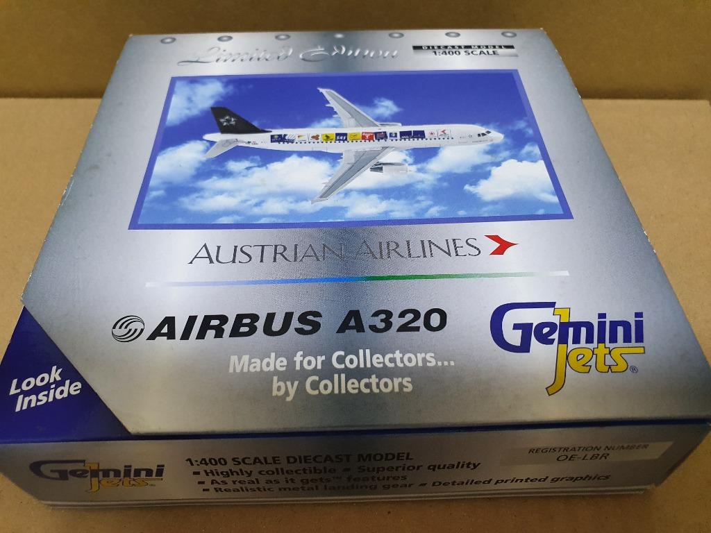 Austrian Airlines Airbus A320 aircraft model, Hobbies & Toys, Toys ...