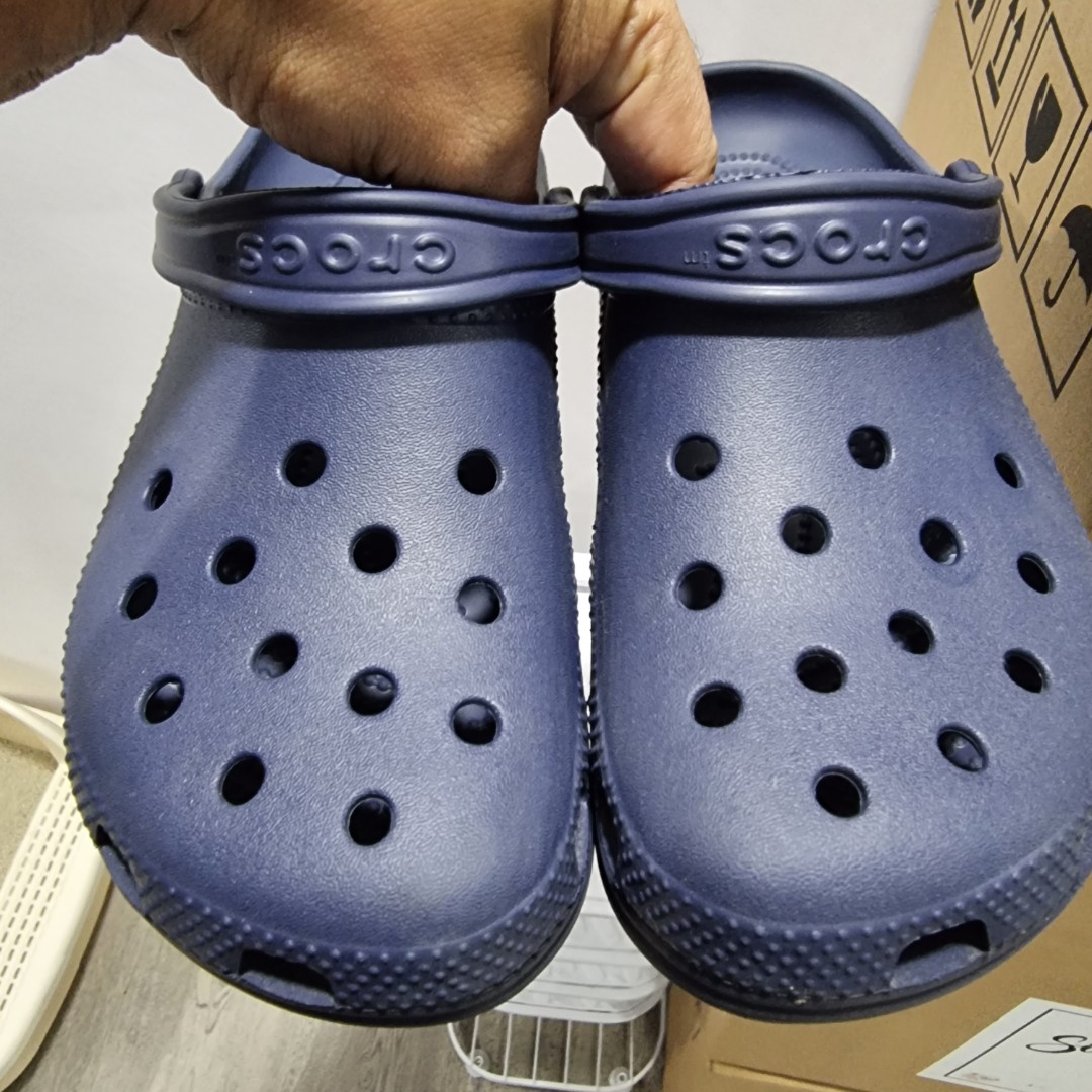 Authentic Crocs, Men's Fashion, Footwear, Flipflops and Slides on Carousell