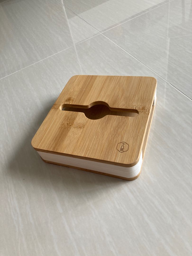 Bamboo Collapsible Tissue Box, Furniture & Home Living, Home Decor ...