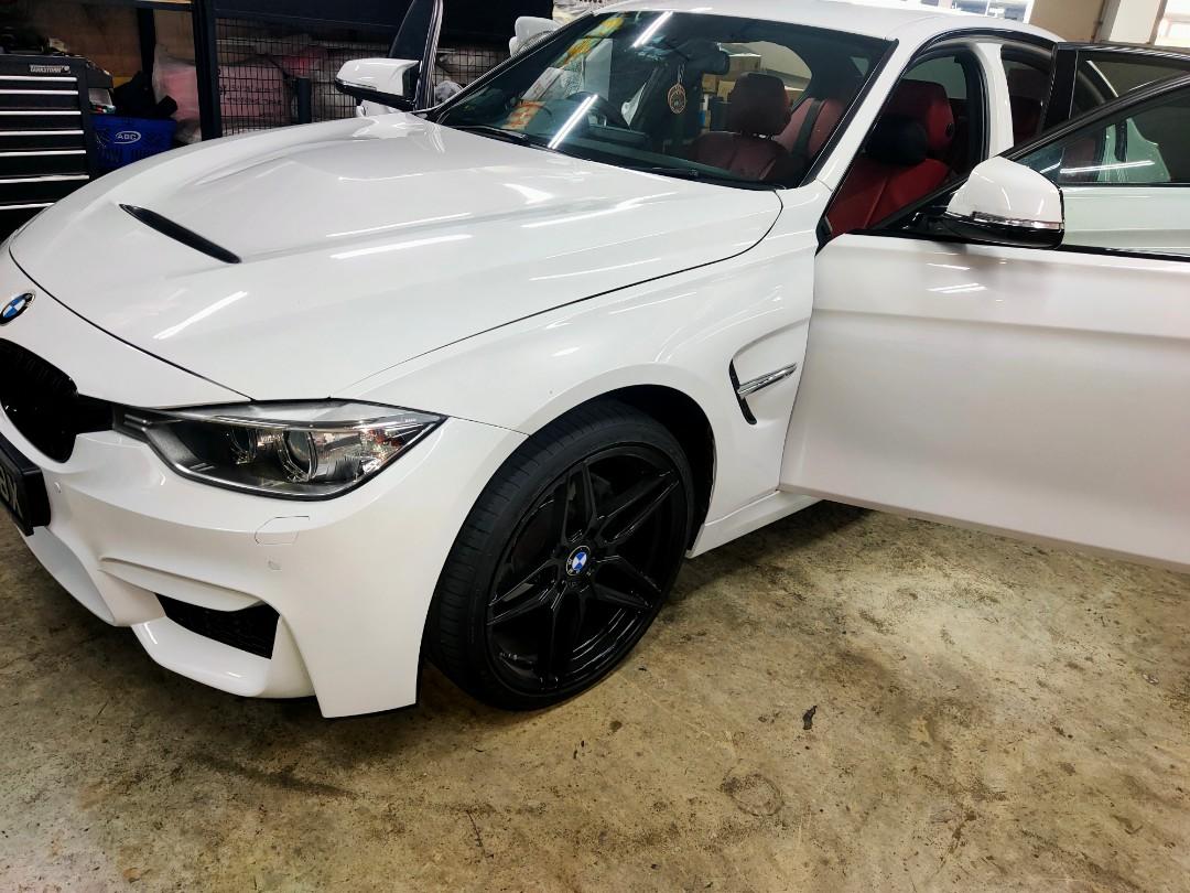 BMW F30 roof lining rewrap all black, Car Accessories, Accessories on ...