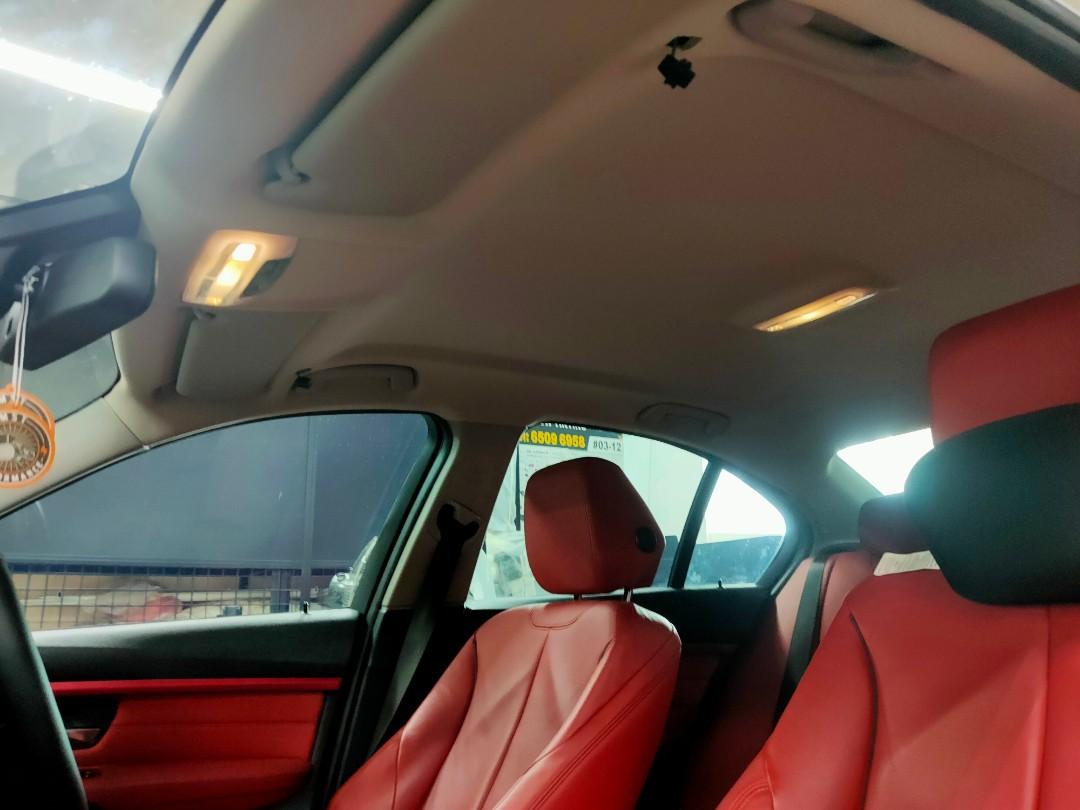BMW F30 roof lining rewrap all black, Car Accessories, Accessories on ...