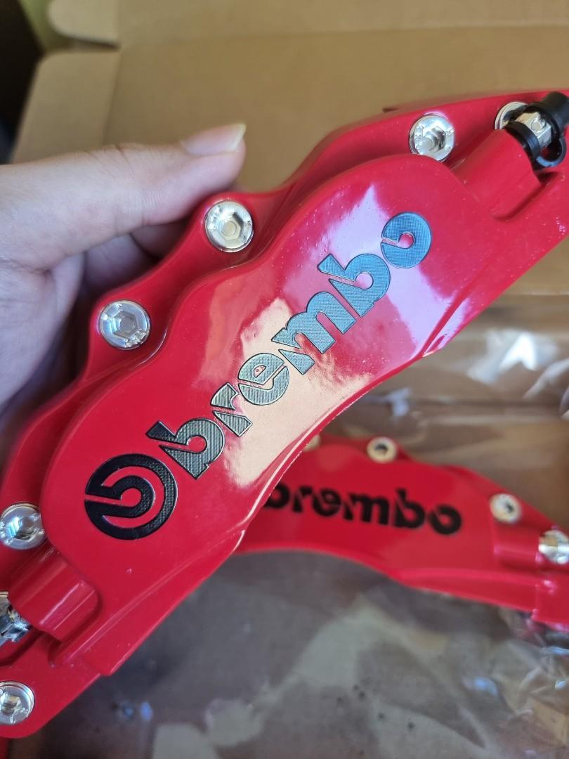 Brembo Red Brake Caliper Covers, Car Accessories, Tyres & Rims on Carousell