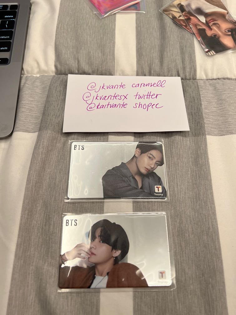 BTS Official T-Money Card Jungkook Taehyung, Hobbies & Toys ...