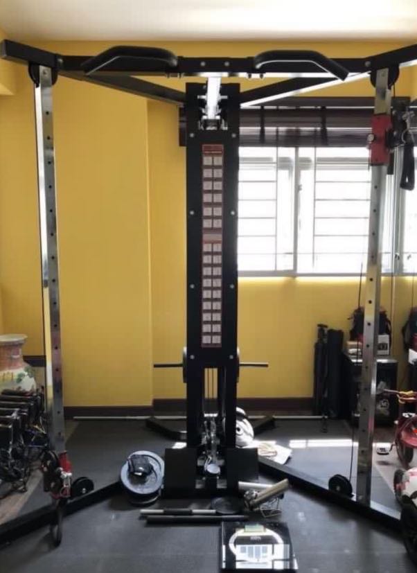 Cable Crossover Set Gym Machine, Sports Equipment, Exercise & Fitness ...