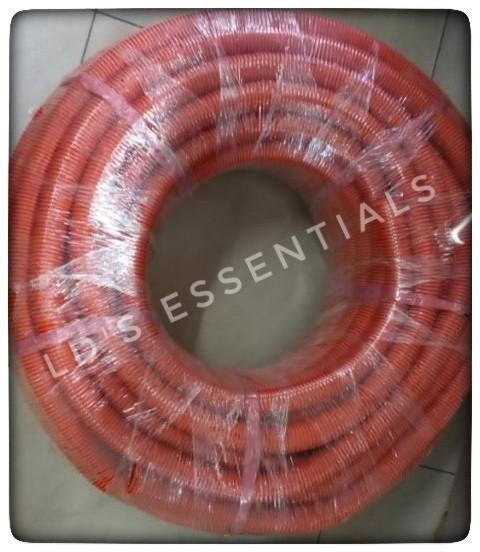 Cableflex Corrugated pipe / Orange Flexible Hose 1" (50meters/roll), TV ...