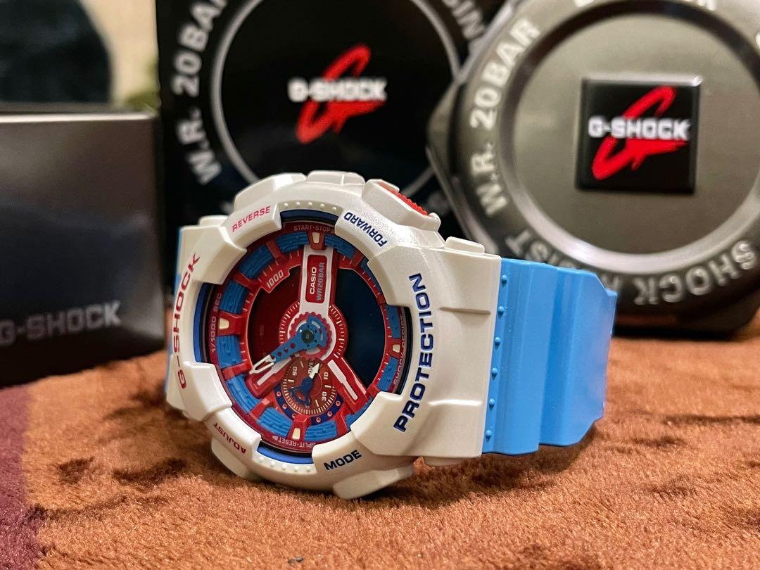 Casio G-Shock GA-110AC-7ADC DORAEMON, Men's Fashion, Watches ...