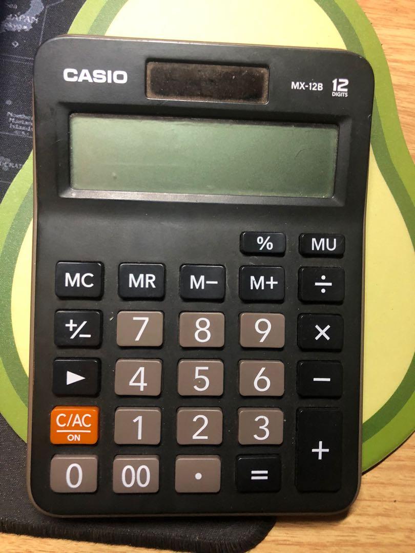 Casio MX-12B Calculator (12 digits), Computers & Tech, Office ...