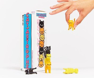 Cat-Astrophe Stacking Cats Game, Hobbies & Toys, Toys & Games on Carousell