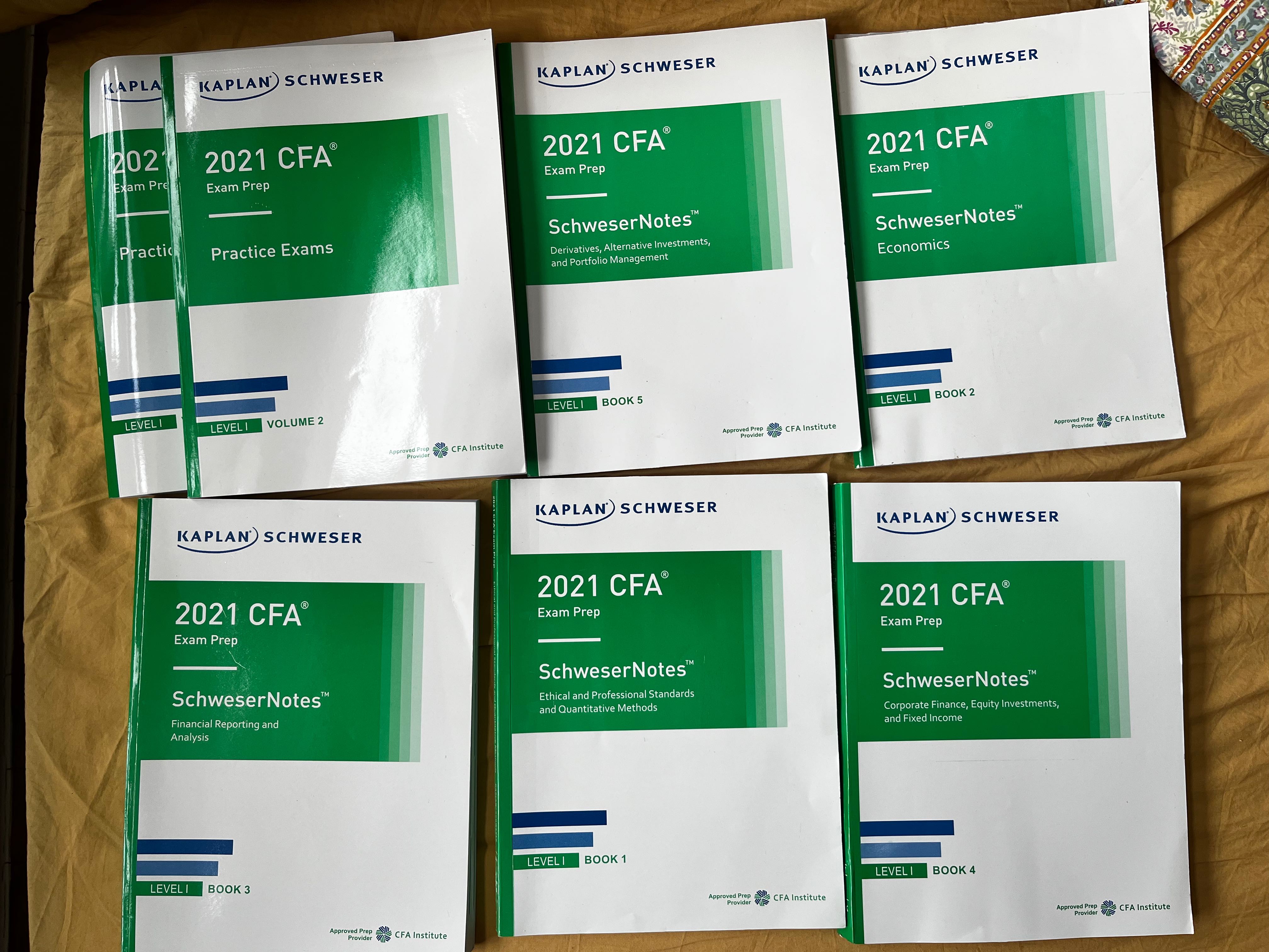 CFA level 1 Kaplan Schweser ExamPrep Notes, Everything Else on Carousell