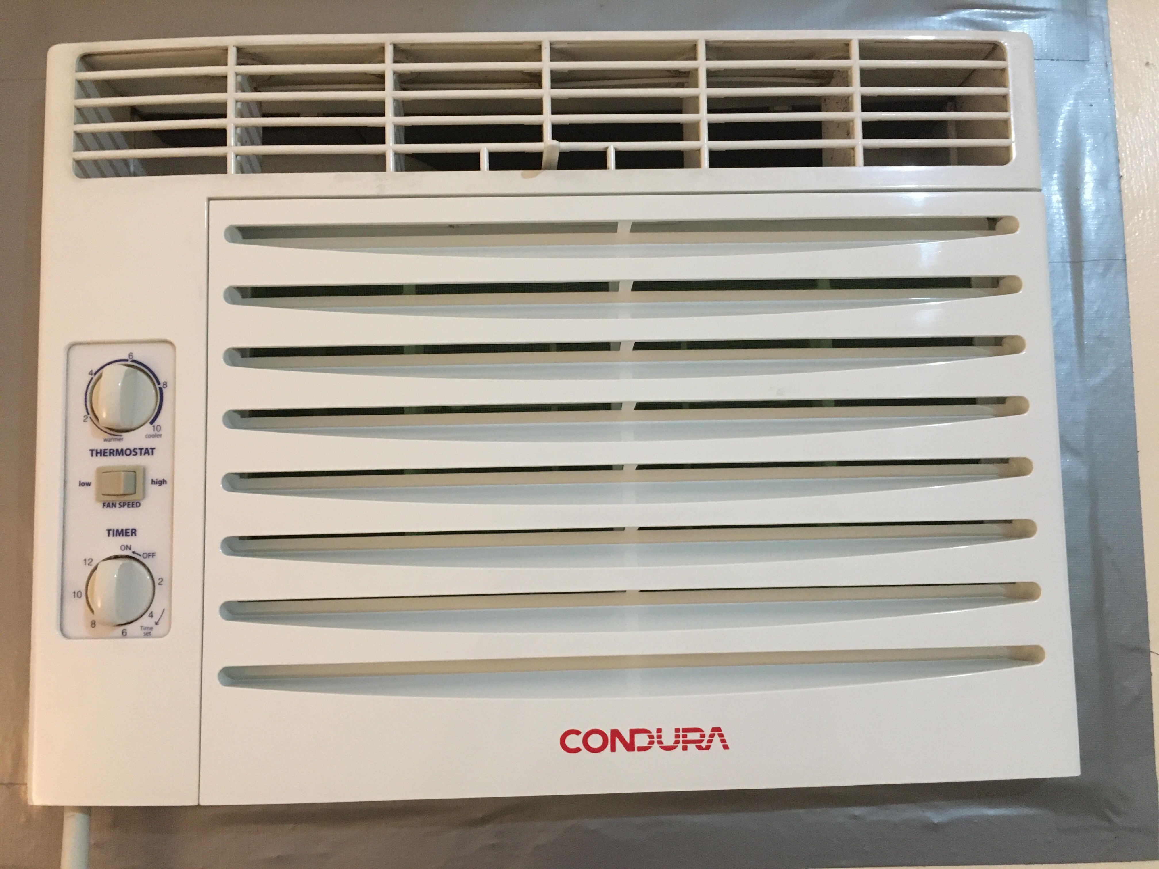 Condura AC window type 1hp, TV & Home Appliances, Air Conditioning and ...