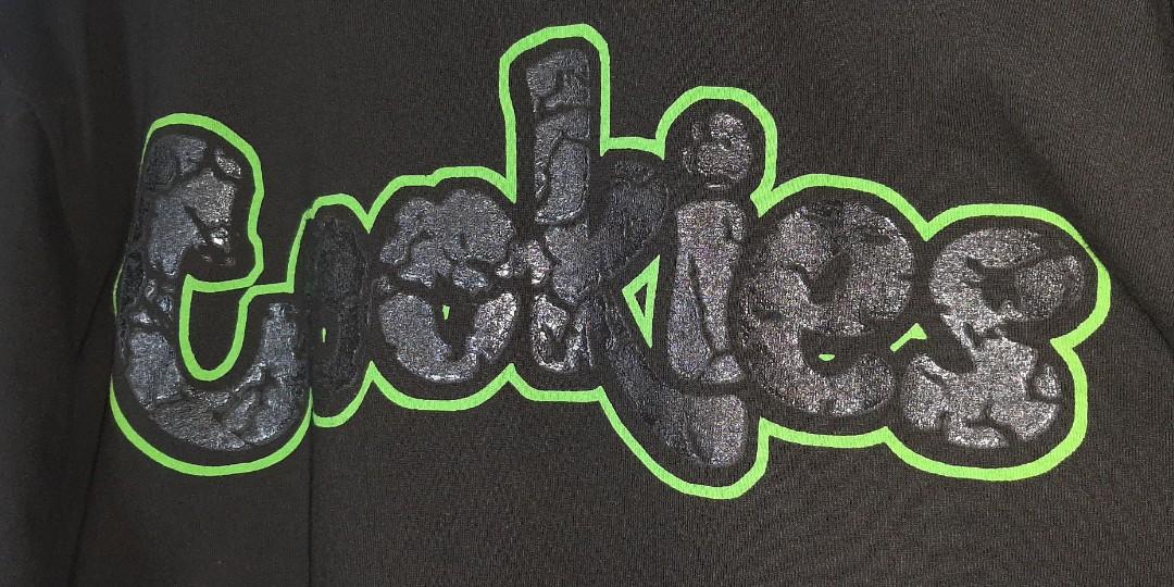 Cookies X Shaka Script Logo Tee, Men's Fashion, Tops & Sets, Tshirts ...