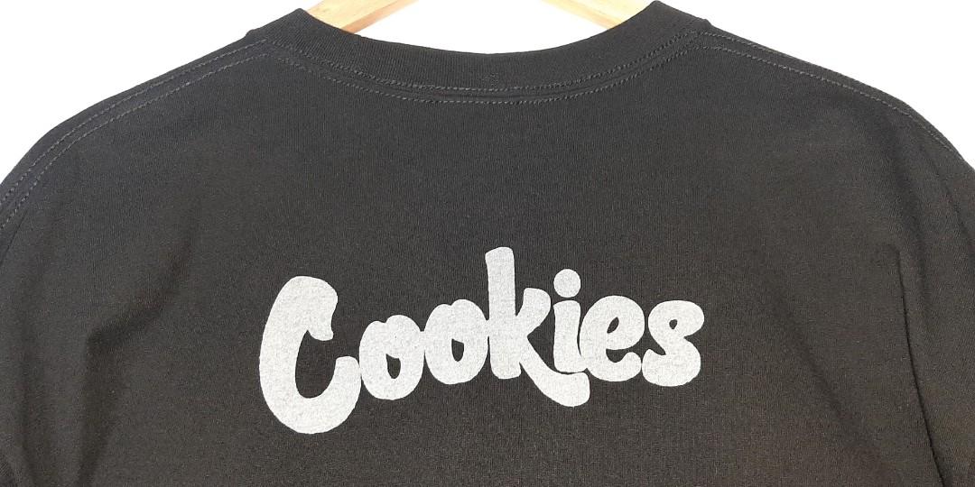 Cookies X Shaka Script Logo Tee, Men's Fashion, Tops & Sets, Tshirts ...