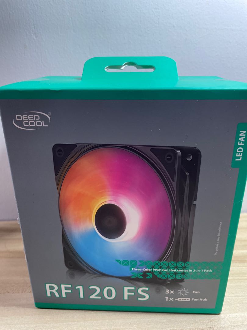 Deepcool RF120 FS - 3in1 COOLER FAN 3X120mm RGB LED PWM Fans BRAND NEW ...