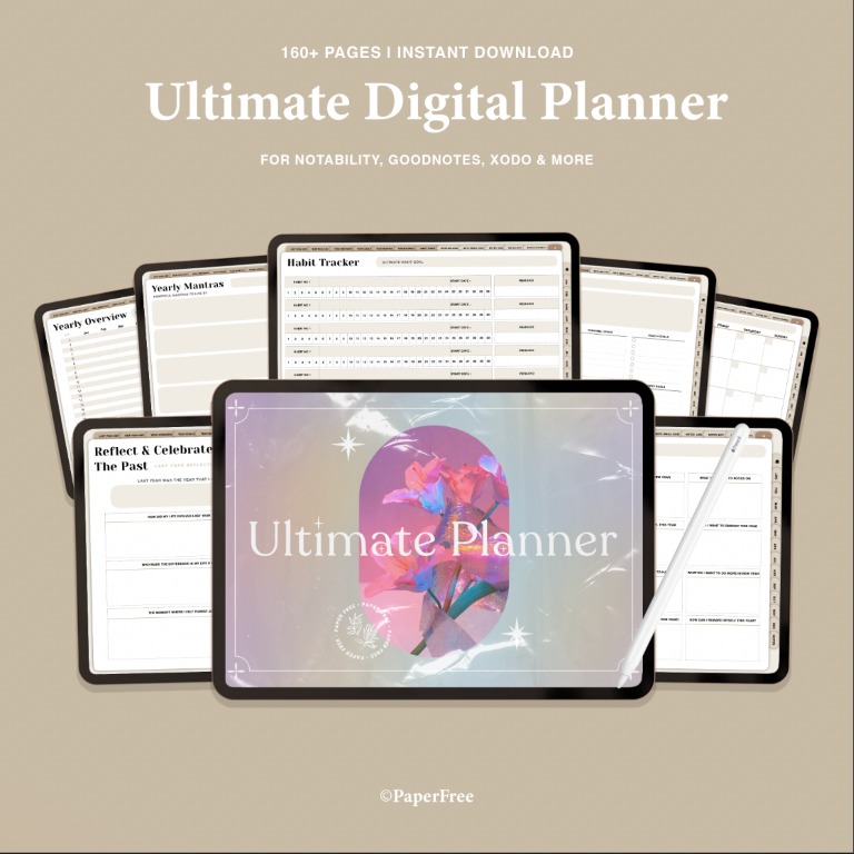 Digital Ultimate Planner / PDF Digital Planner GoodNotes / Notability ...