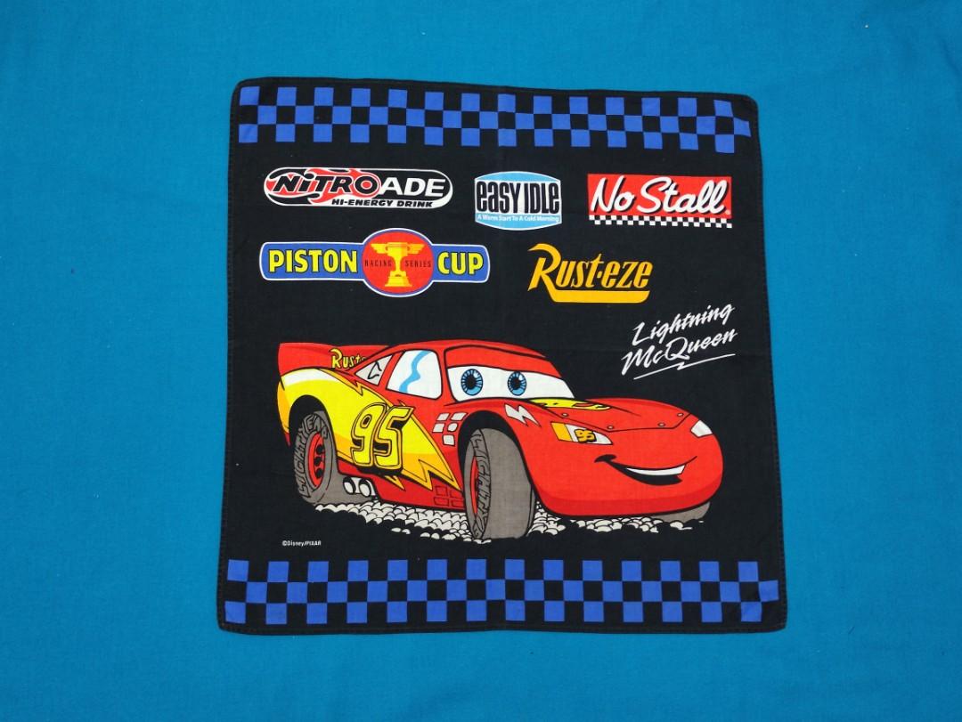 Disney Pixar Cars Lightning McQueen Handkerchief Hanky Panyo, Hobbies ...