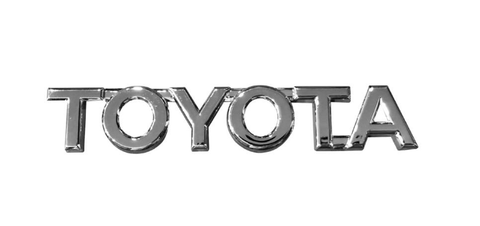 ELECTROVOX 9.5cm Toyota Word Plastic Emblem, Car Parts & Accessories ...