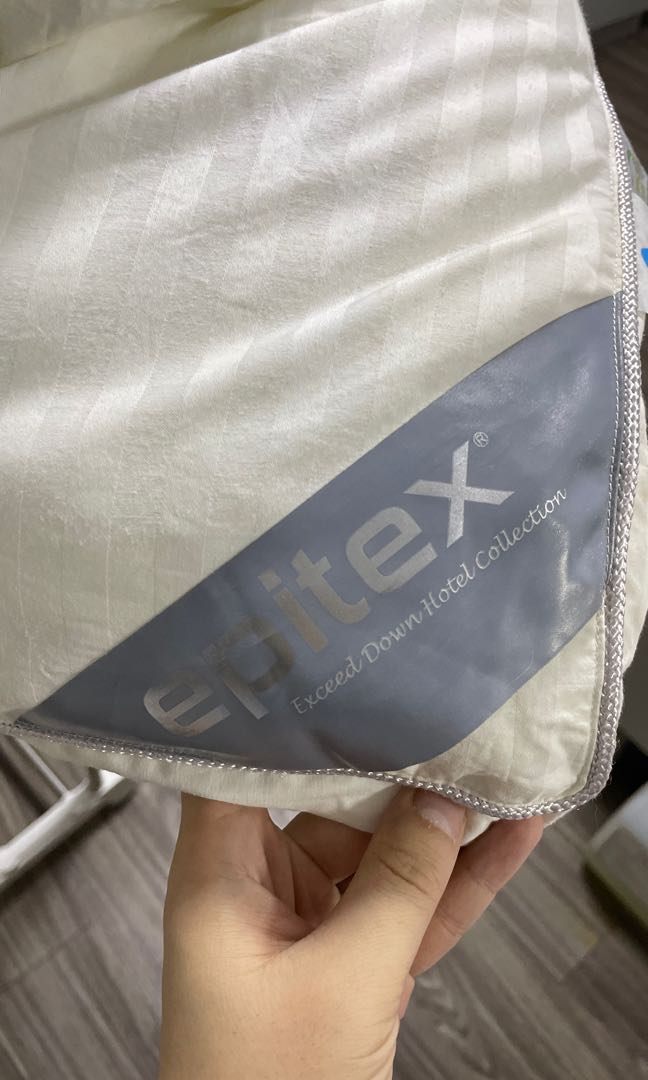 Epitex [Queen] Exceed Down Mattress Topper, Furniture & Home Living ...