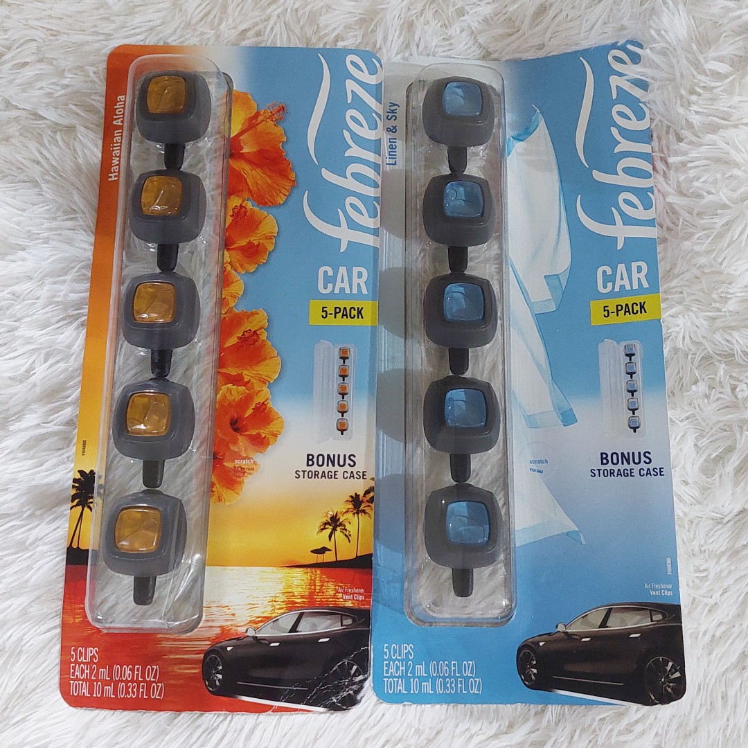 Febreze Car Fragrance 5 cups =900 pesos, Beauty & Personal Care ...